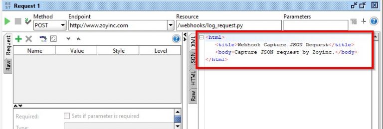 Send JSON requests to a VSTS service hook using SoapUI – Zoyinc